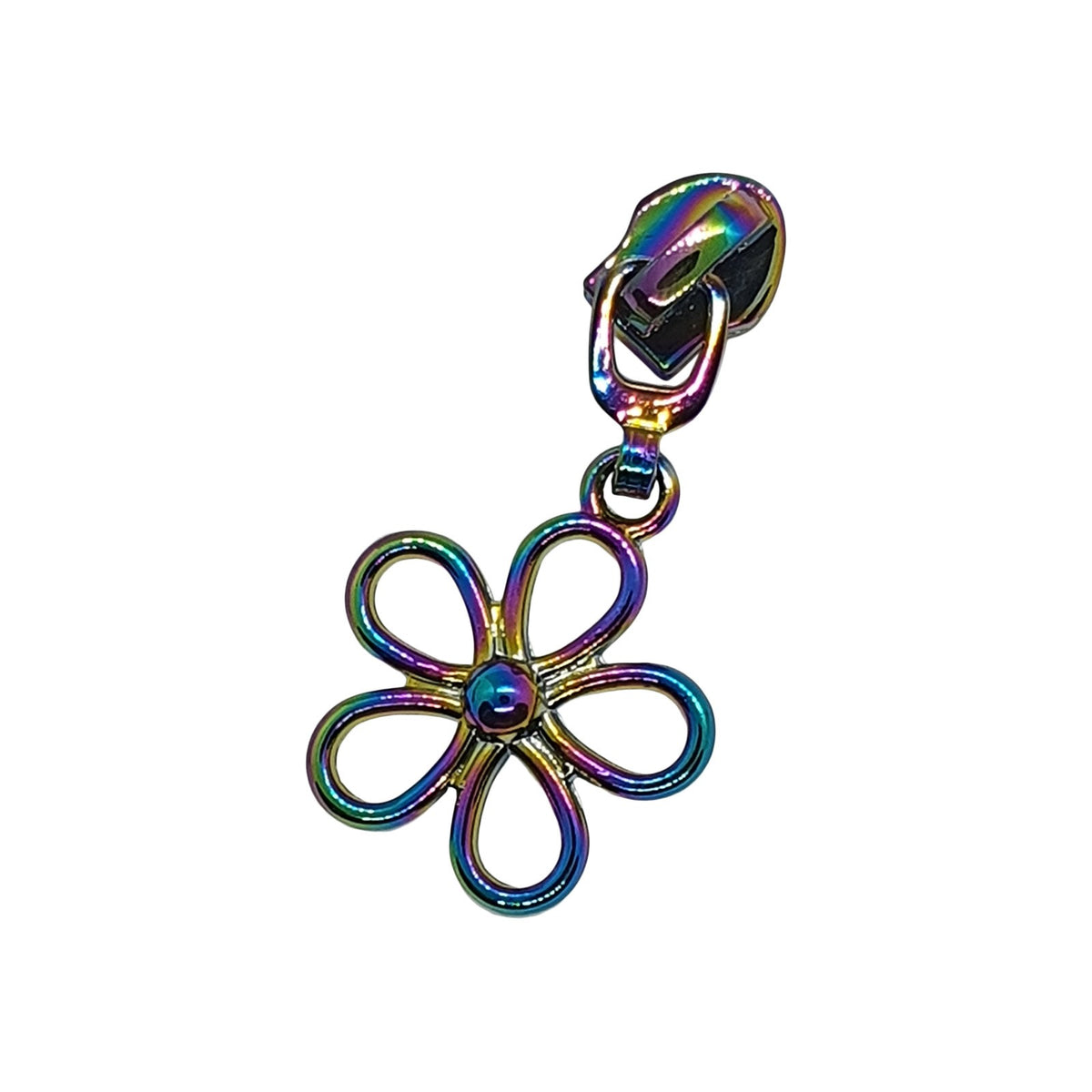 Flower Zipper Pull for #5 Nylon Tape – RJ's Crafts